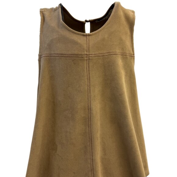 Chloe & Katie | Tops | Chloe Katie Micro Suede Cropped Tank Top | Poshmark
